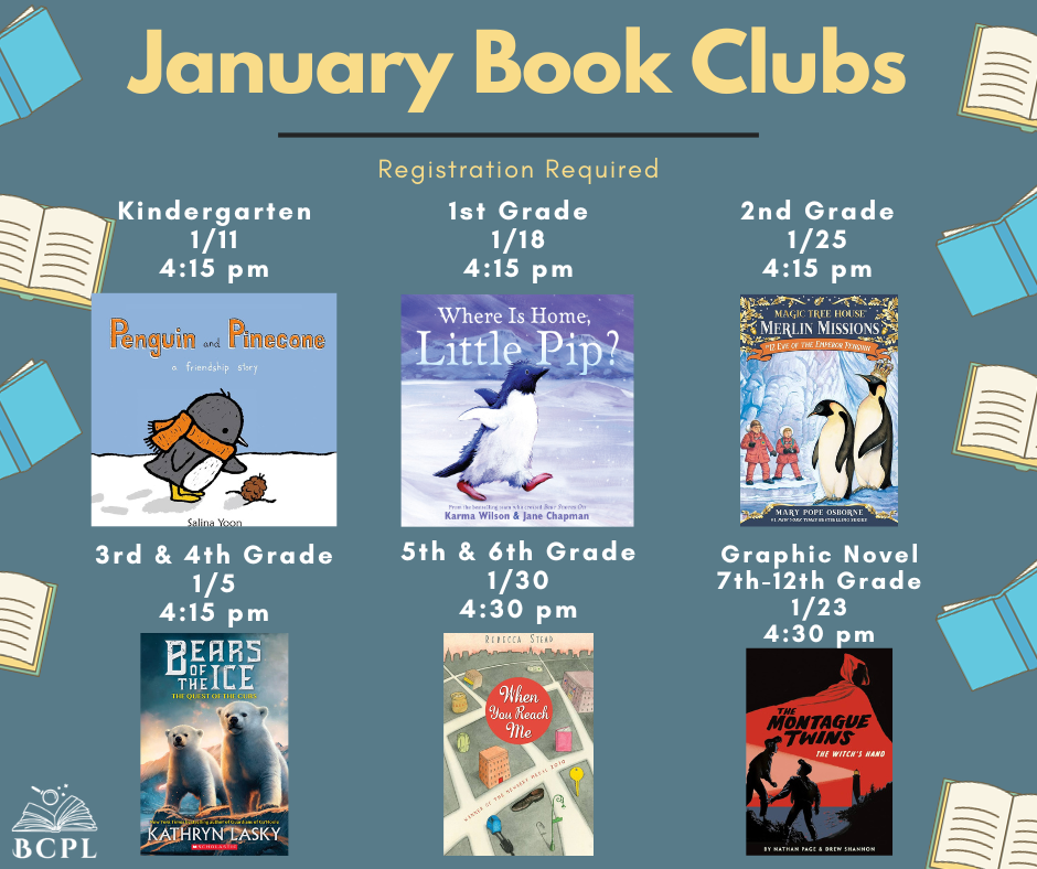 Book Clubs – Ballston Community Public Library